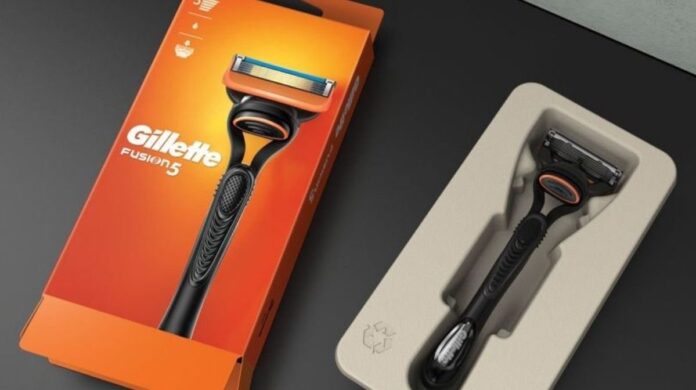 Razor is responsibly packaging with sustainable cardboard - PackagingGURUji
