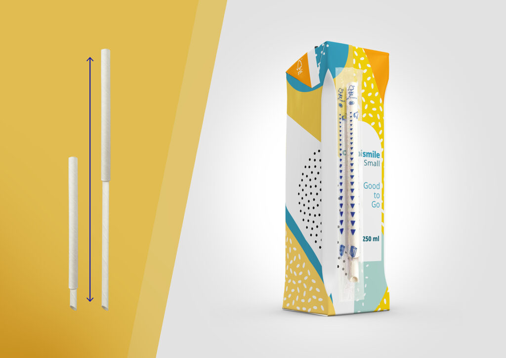 Suitable and sustainable innovative patented telescopic paper straw - SIG